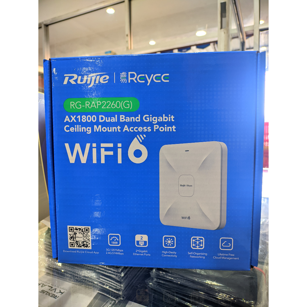 Jual RUIJIE REYEE RG-RAP2260(G) AX1800 Dual Band Gigabit Ceiling Mount Access Point | Shopee ...