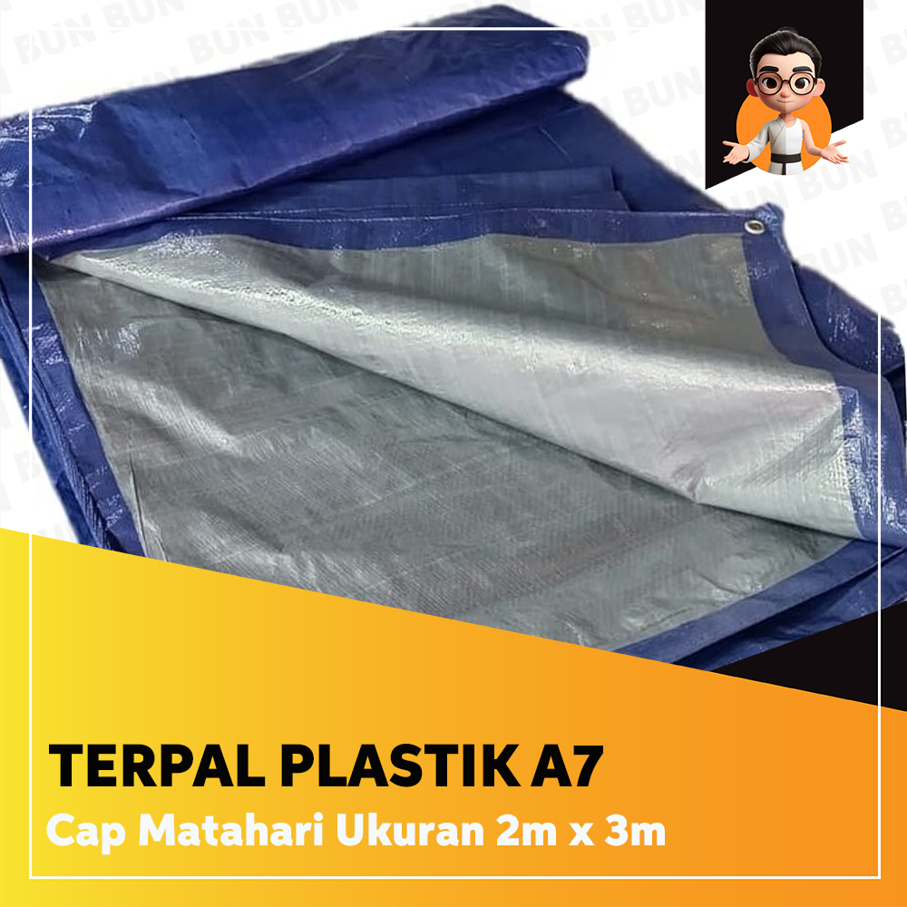 Jual TERPAL PLASTIK CAP Matahari A7 UKURAN 2x3 Meter | Shopee Indonesia
