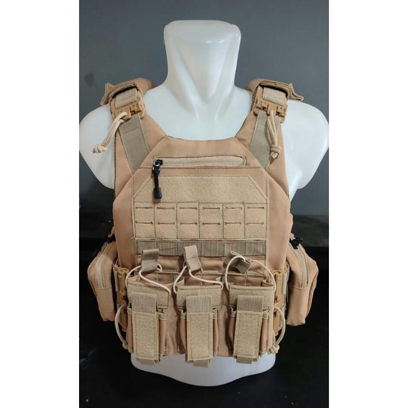 Jual Rompi bodyvest army coklat tan rompi tni brimob untuk satgas body ...