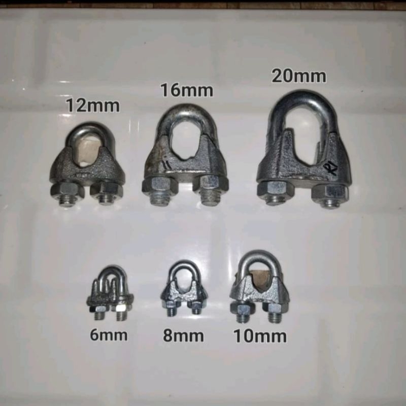 Jual KLEM SLING/KUKU MACAM/ KLEM KABEL BAJA | Shopee Indonesia