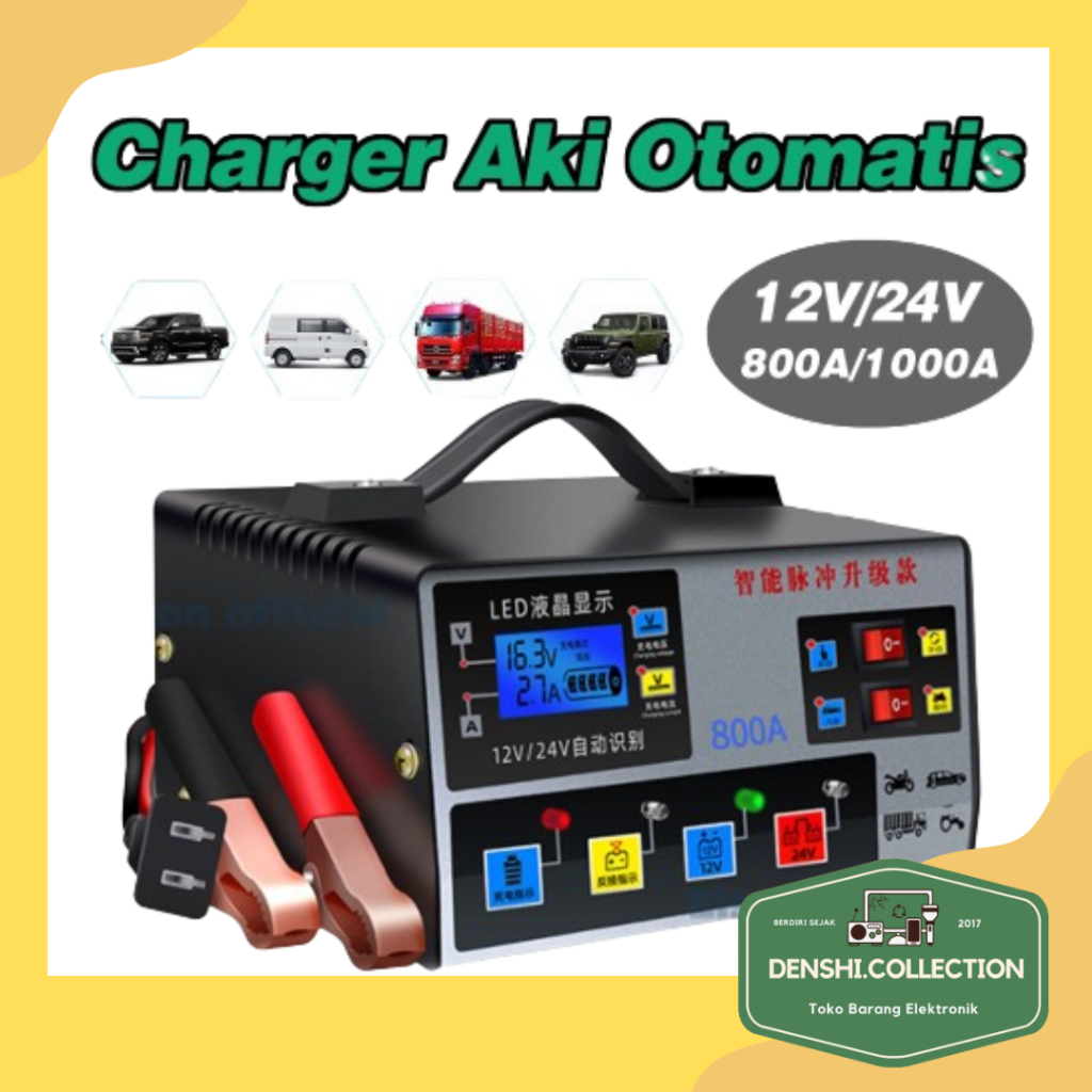 Jual Charger Aki Otomatis Smart Intelligent Auto Repair Mobil Pengisi ...
