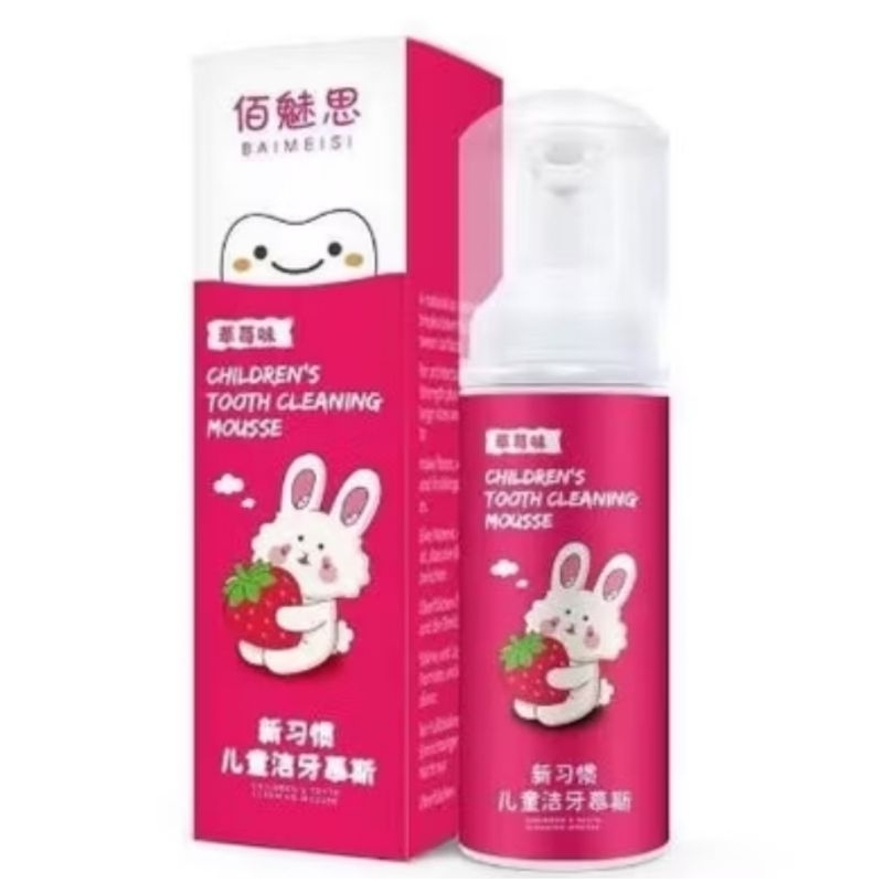 Jual children tooth cleaning mousse 60ml(TANPA KOTAK) | Shopee Indonesia