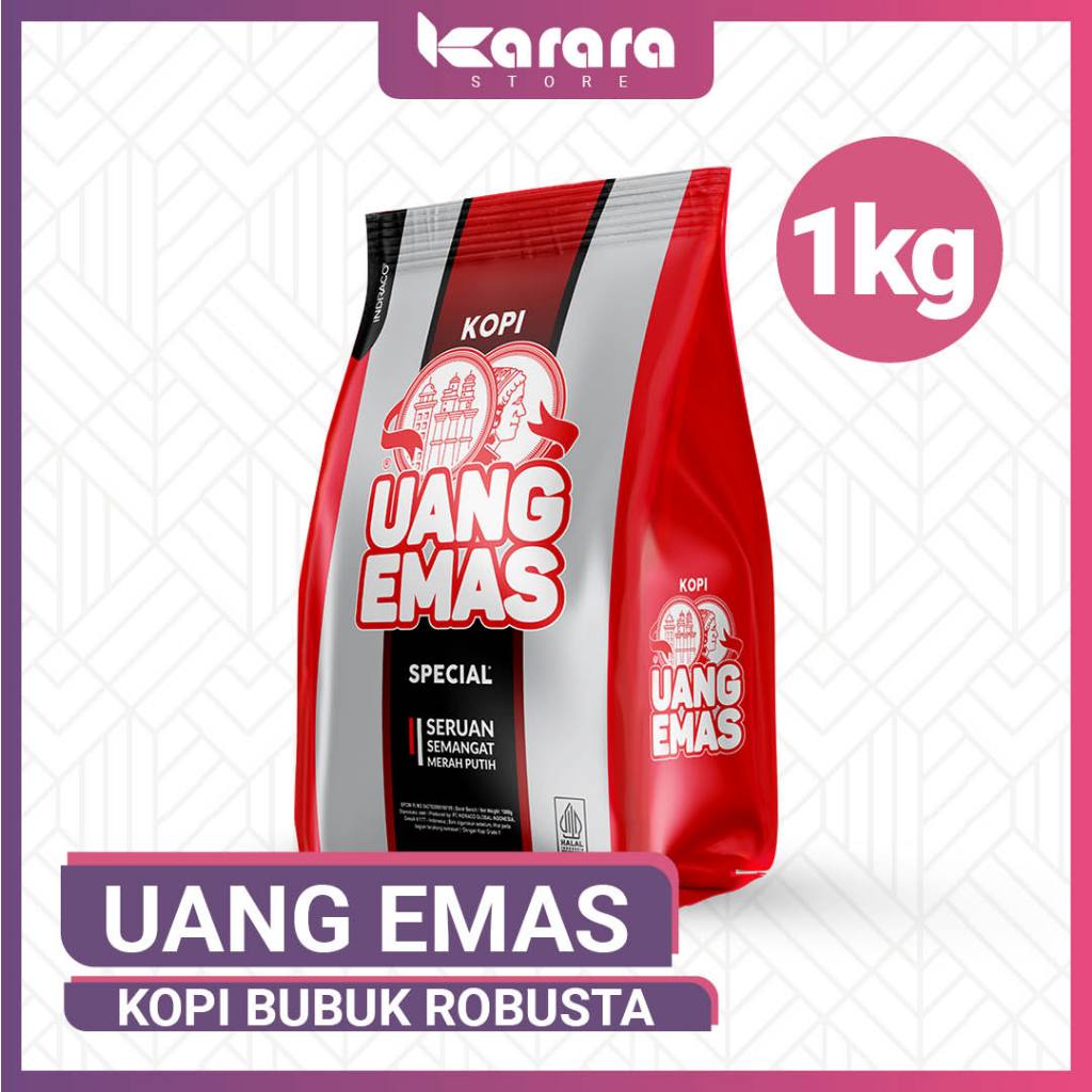 Jual Uang Emas Kopi Bubuk Robusta 1kg | Shopee Indonesia