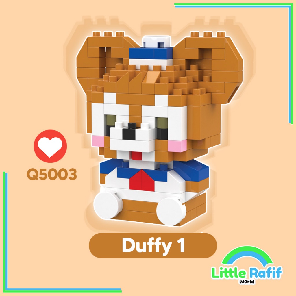 Jual Mainan anak PUZZLE BALOK SUSUN DISNEY 3D DIY Mainan Edukasi Bayi ...