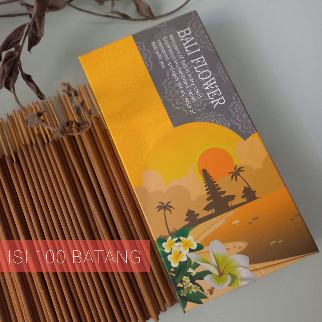 Jual Leolle Home Fragrance Dupa Aromaterapi Bali Flower 100 sticks ...