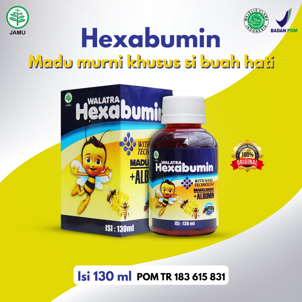 Jual Walatra Hexabumin Madu Original -Vitamin Anak-Obat Batuk Anak ...