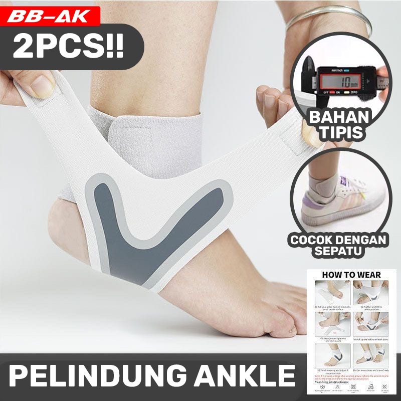 Jual BBAK Ankle Support 2 PCS | Pelindung Engkel Kaki | Ankle Wrap Brace Adjustable | Shopee ...