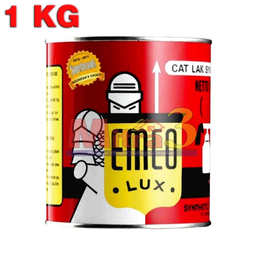 Jual EMCO Lux Cat Minyak Kayu Besi 1 KG Warna STANDAR Synthetic Paint 1KG | Shopee Indonesia