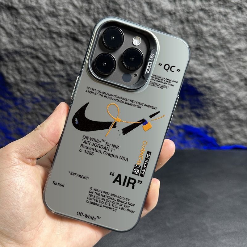 Jual Case IMD Hybird Plate Hologram Bergambar Nike Air For iPhone 11 12 ...