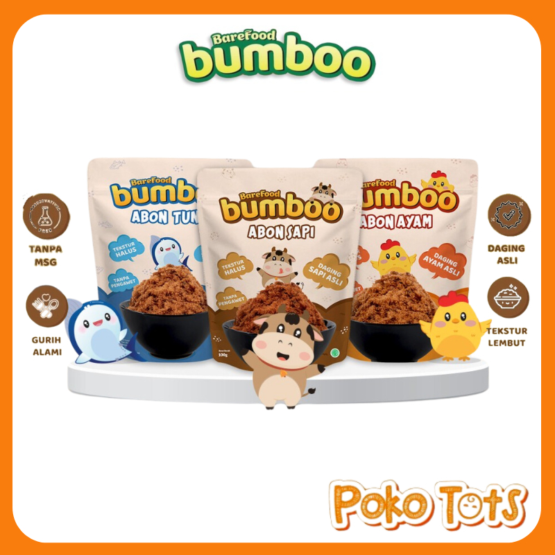 Jual 𝗕𝗔𝗥𝗘𝗙𝗢𝗢𝗗 Bumboo Camilan MPASI Bayi Abon No MSG Makanan Bayi ...