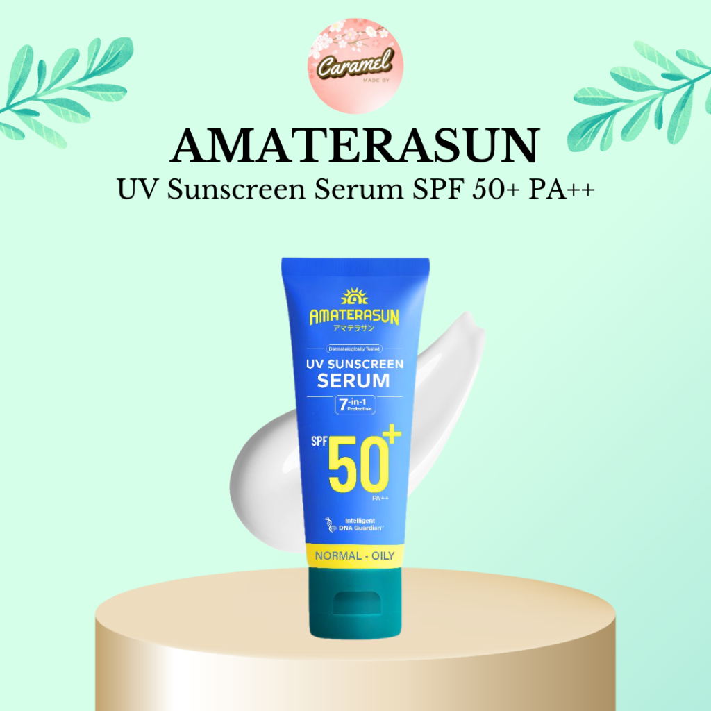 Jual AMATERASUN UV Sunscreen Serum SPF 50+ PA++ (Sunscreen Sunblock ...