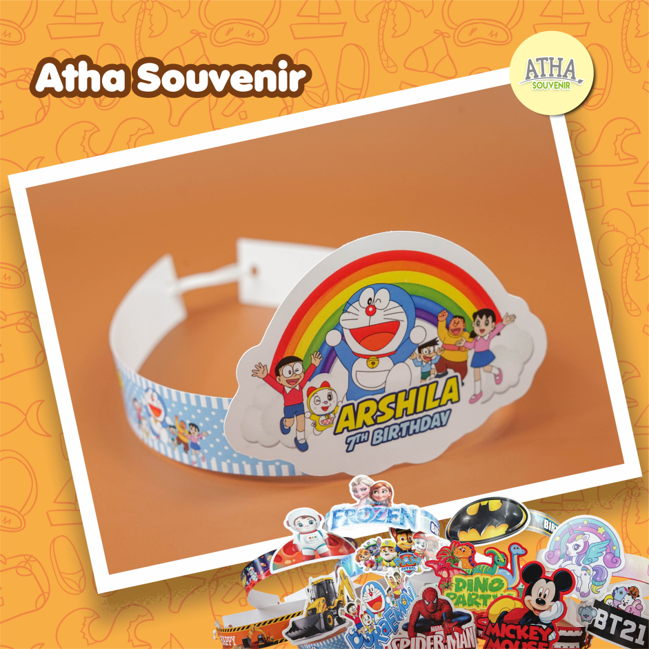 Jual Topi Ulang Tahun anak Custom - Bisa pakai foto dan request desain ...