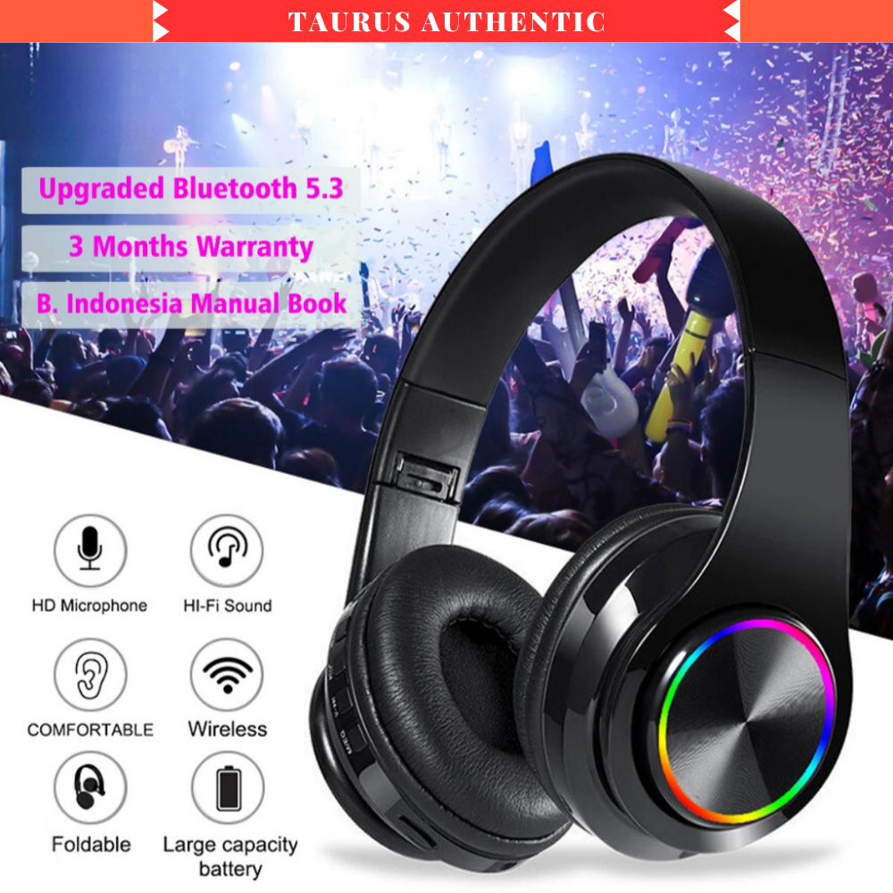Jual Headset Bluetooth B39 Earphone Headphone Android Gaming Full Bass ...
