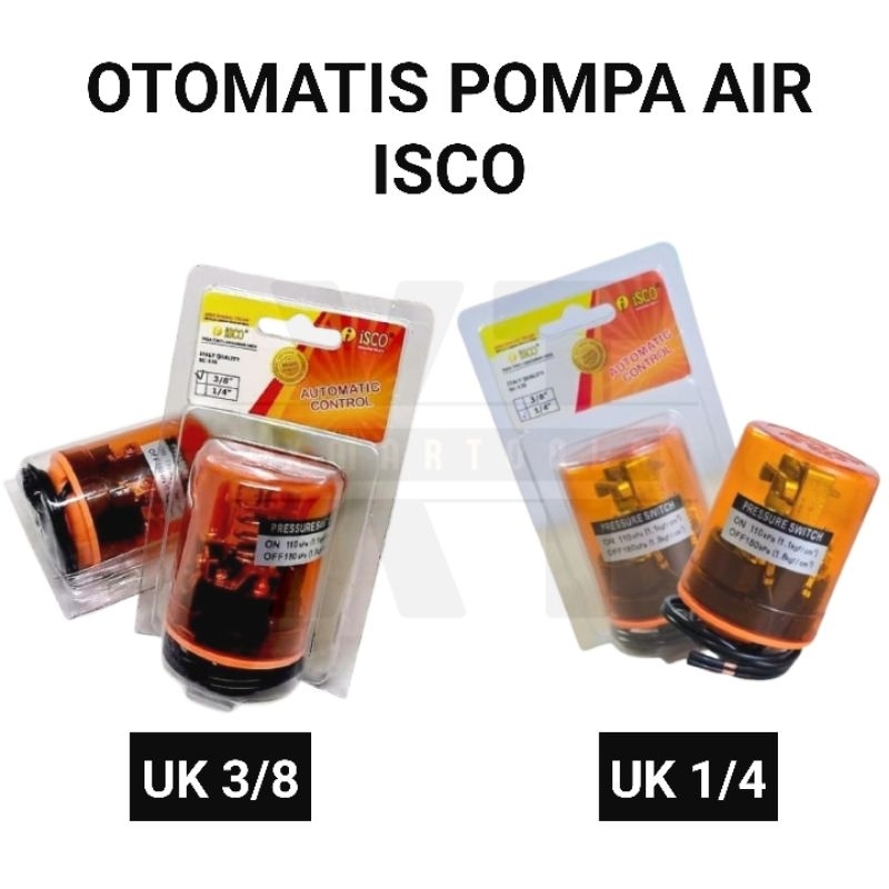 Jual Otomatis Pompa Air ISCO 1/4 dan 3/8 - Otomatis Pressure Switch 1/4 ...