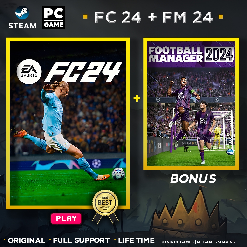Jual EA FC 24 + Football Manager 2024 In Game Editor PC Original - DL ...