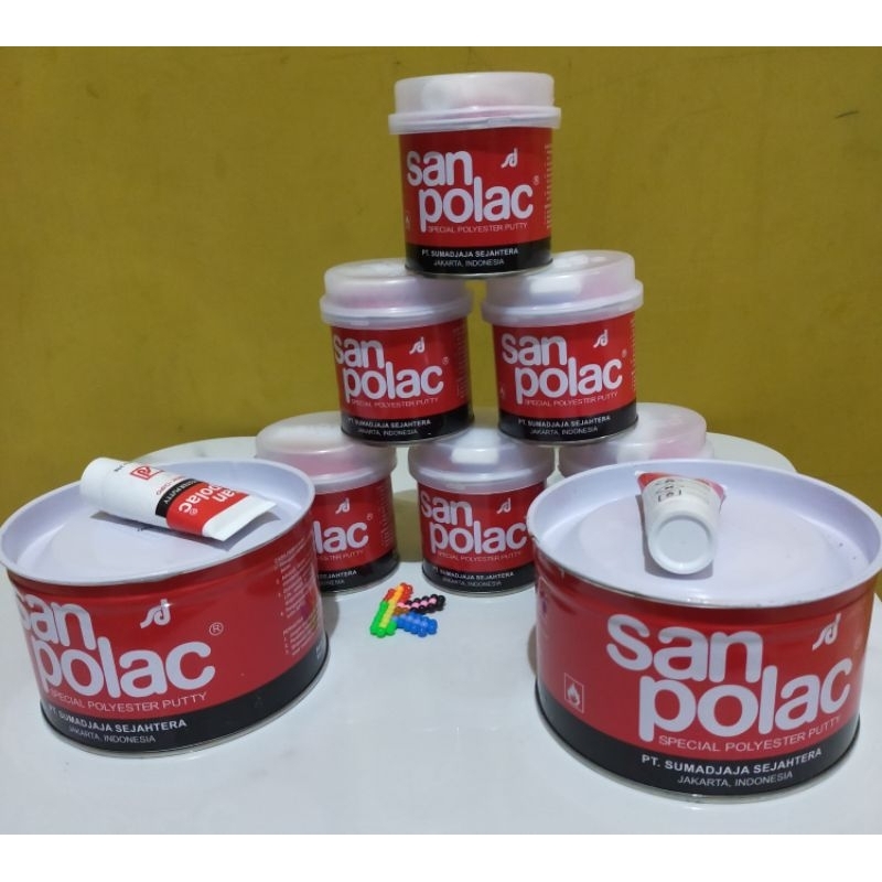 Jual Sanpolac Dempul uk 1 kg | Shopee Indonesia