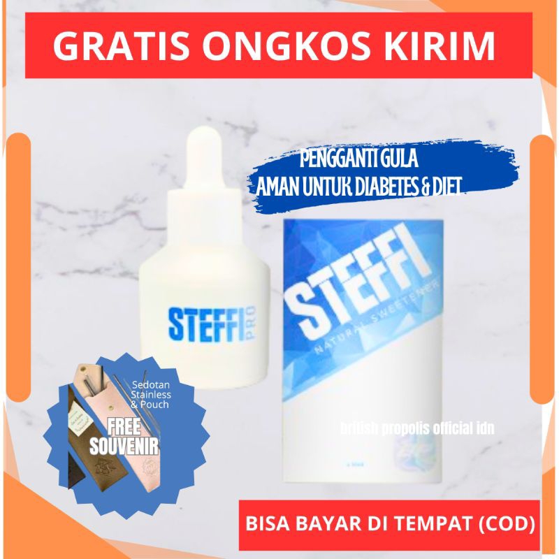 Jual STEFFI PRO PEMANIS SEHAT ALAMI PENGGANTI GULA EKSTRAK DAUN STEVIA ...