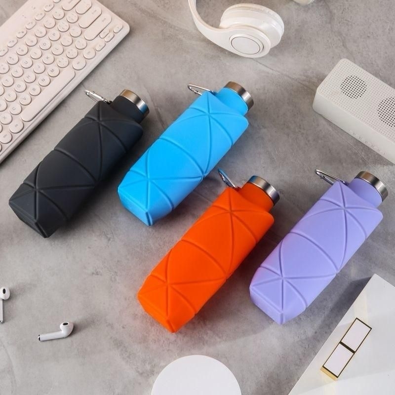 Jual Botol Lipat Silicone 700ml Botol Minum Origami Bottle Collapsible ...