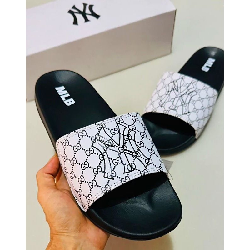 Jual Sandal Slop NY Cewek/Cowok Clasik Sip On Sendal New Kekinian ...