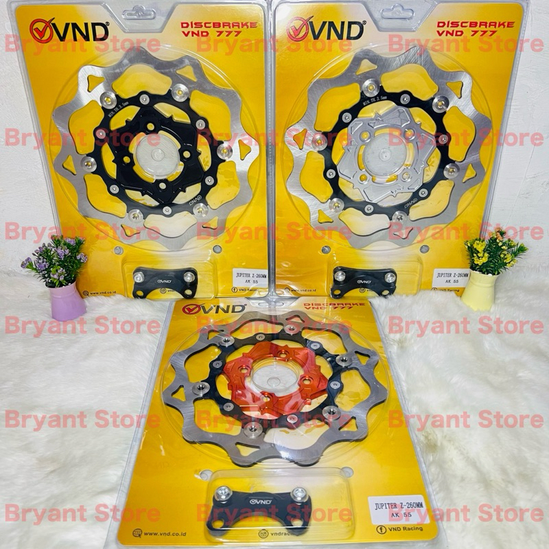 Jual PIRINGAN DEPAN CAKRAM VND ORIGINAL AK 55 MODEL GALFER 260MM ...
