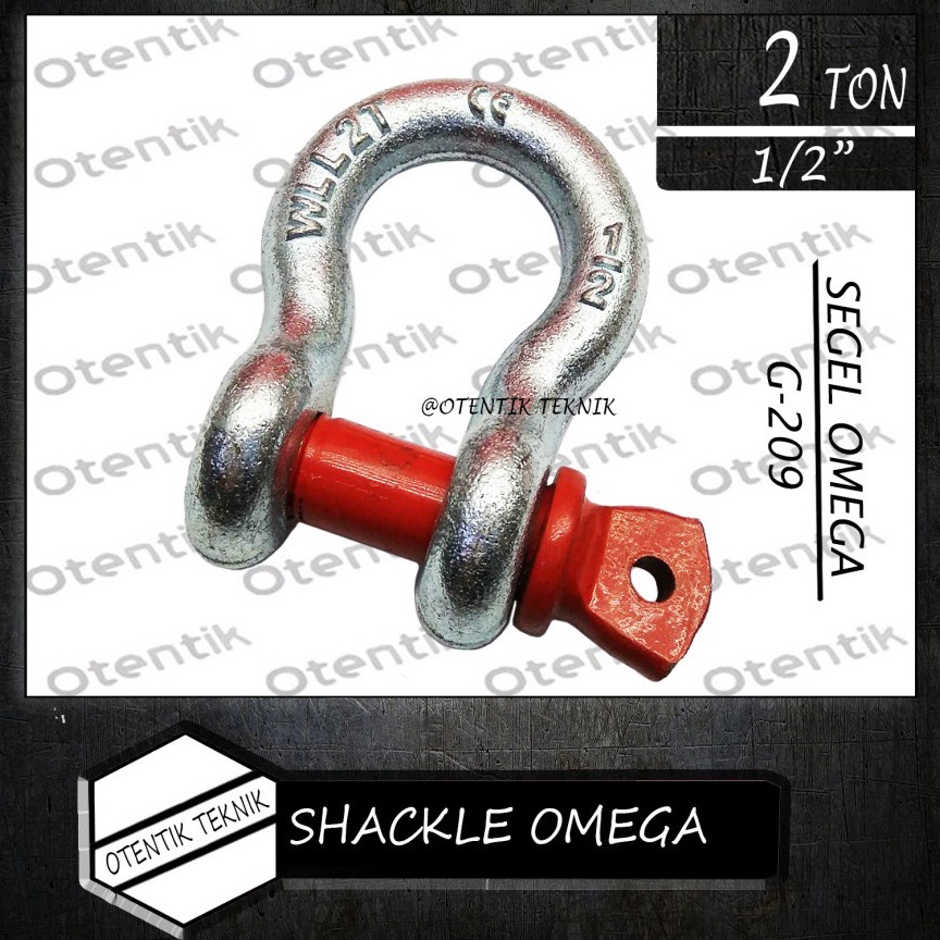 Jual Harga Spesial SHACKLE OMEGA 2 TON KLEM SHAKEL 2TON SEGEL 2T 12 ...
