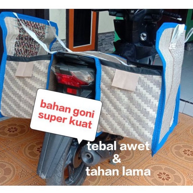 Jual Terbaik tas motor bahan goni tebal ukuran sedang tas obrok ...