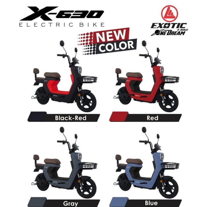 Jual SEPEDA LISTRIK EXOTIC X630 TERBARU | Shopee Indonesia