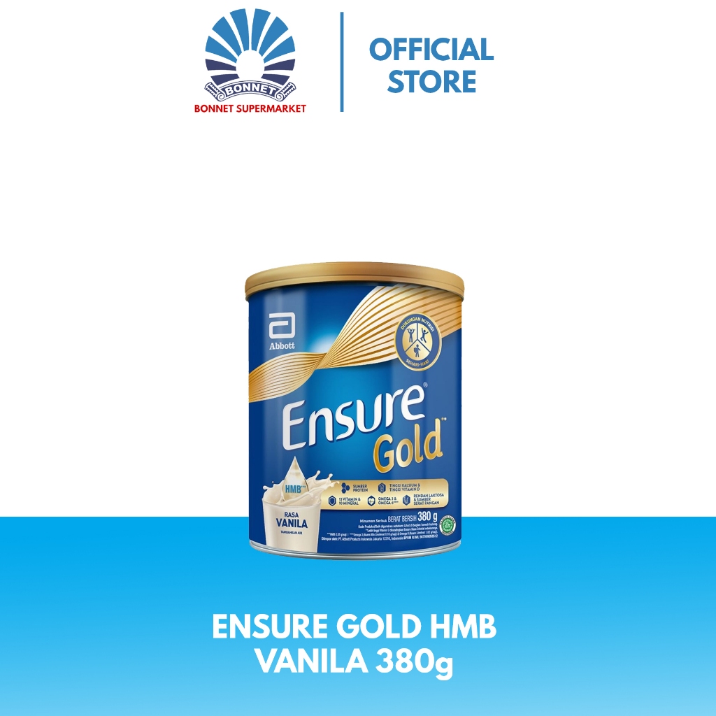 Jual Ensure Gold HMB Vanila 380g Susu Nutrisi Dewasa Rendah Laktosa 8886451007940 | Shopee Indonesia