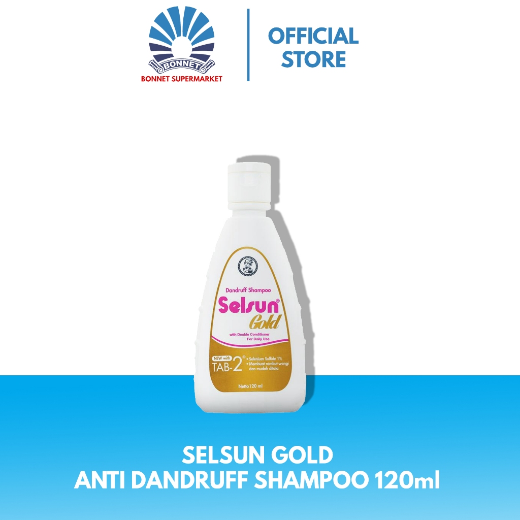 Jual Selsun Gold Anti Dandruff Shampoo Double Conditioner 120ml ...