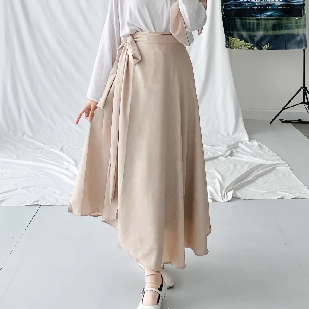 Jual Rok Flare Wanita - Rok Lilit Wanita Masakini / Rok panjang wanita ...