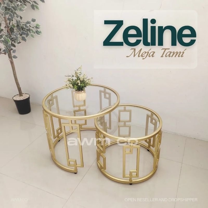 Jual Meja Tamu Zeline Meja Twins Meja Kaca Meja Minimalis Meja TV Meja ...