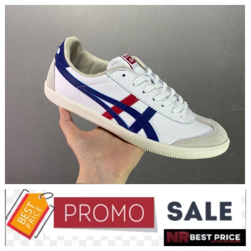 Jual Sepatu Unisex Onitsuka Tiger ORIGINAL Tokuten White Blue Red Free ...