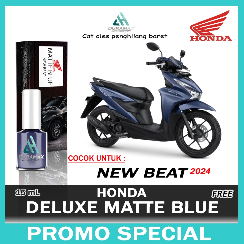 Jual CAT OLES PENGHILANG BARET MOTOR DELUXE MATTE BLUE - HONDA ALL NEW ...
