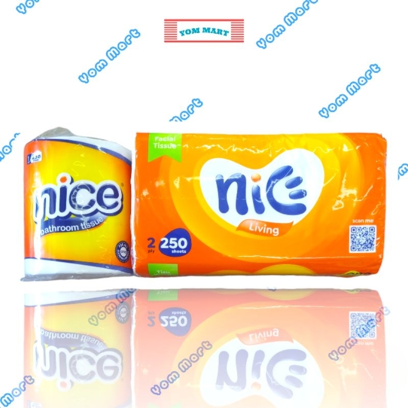 Jual NICE TISSUE ROLL TOILET DAN NICE 250S | Shopee Indonesia