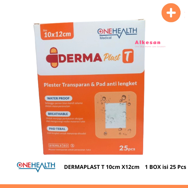 Jual Onehealth Plester Luka Anti Air Dermaplast T 10cm X12cm Plesterin ...