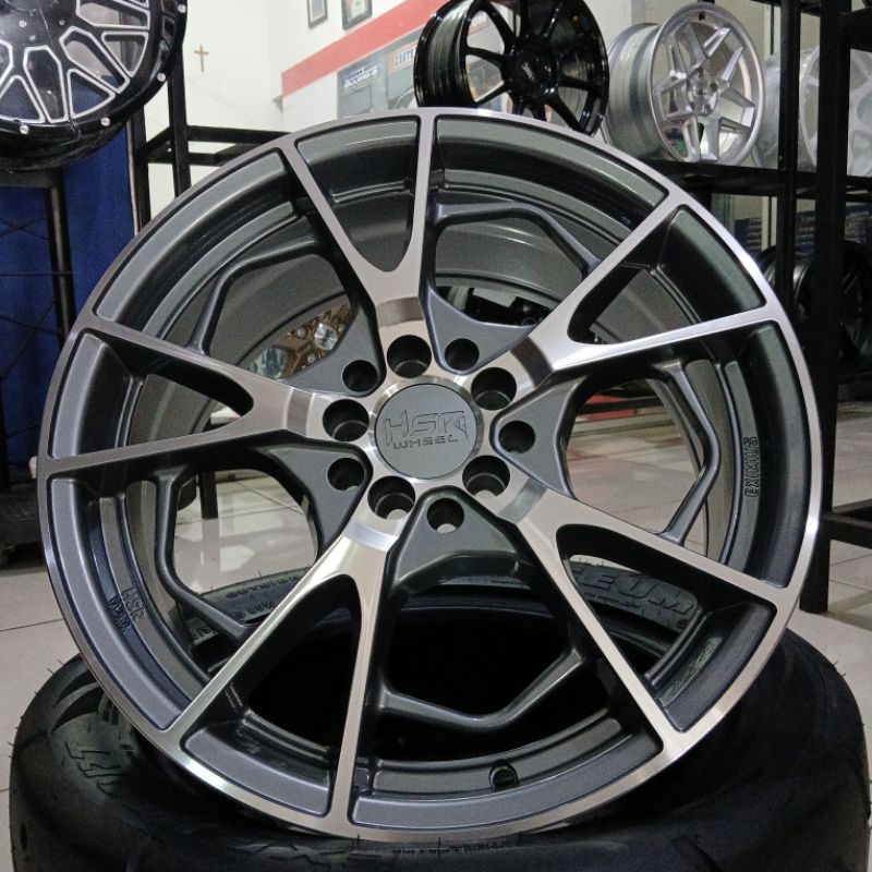 Jual velg mobil ring 17 HSR EXIMIUS bisa buat alnew xenia avanza innova juke xpander rush zenix ...