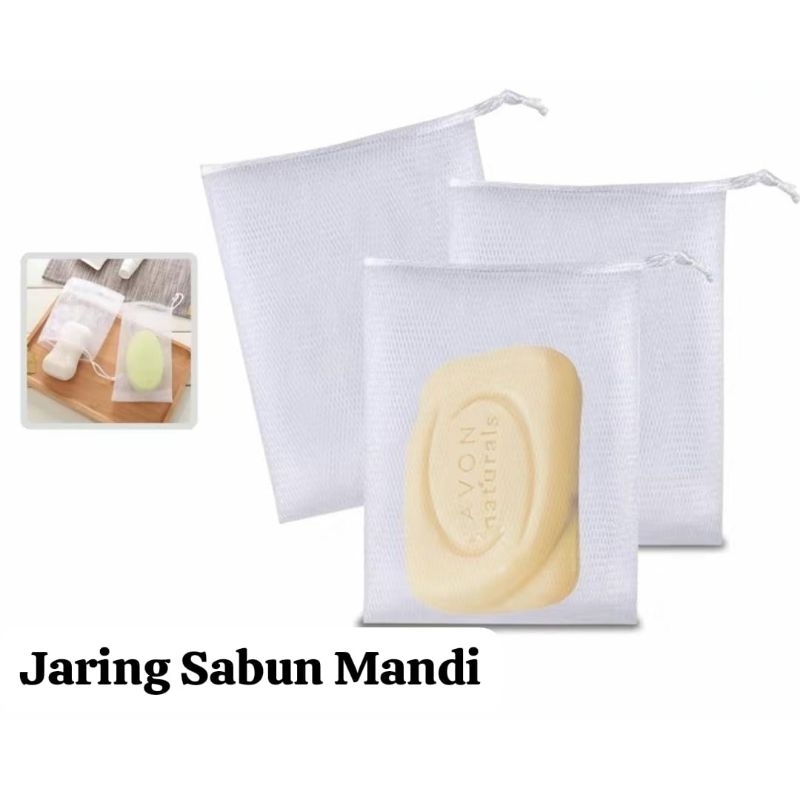 Jual JARING SABUN MANDI BATANG / KANTONG SABUN SERBAGUNA/SABUN BUSA ...