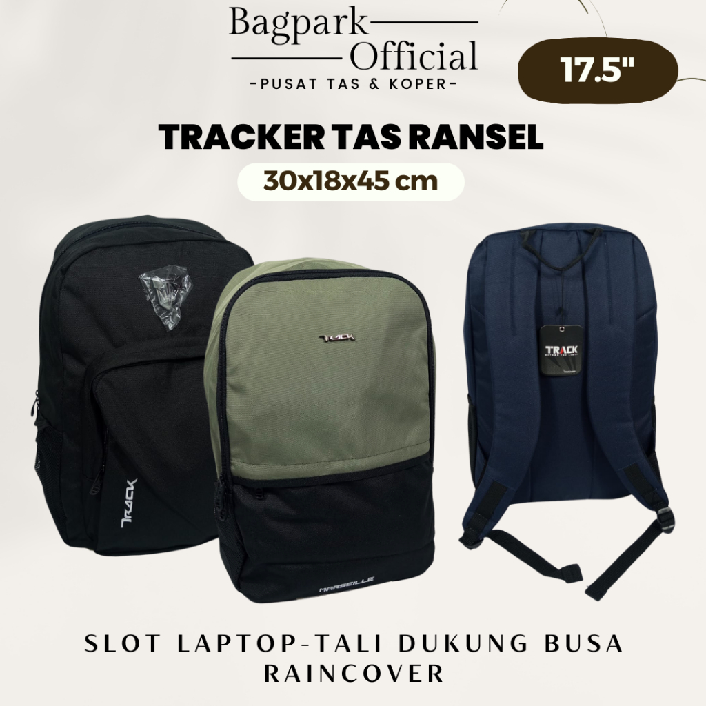 Jual Tas Ransel Pria Tracker Backpack Laptop Original Motif Simple Tas ...