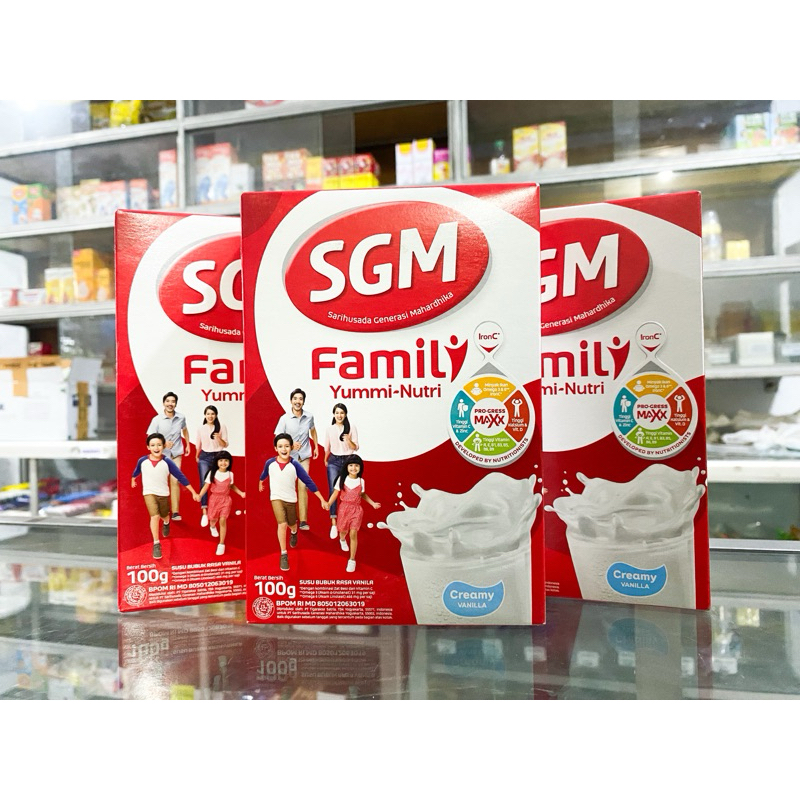 Jual SGM FAMILY RASA CREAMY VANILLA 100 GR | Shopee Indonesia