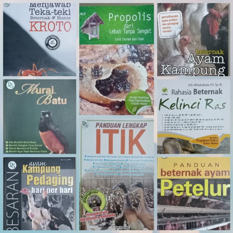 Jual Buku peternakan Murai batu,Panduan beternak ayam petelur, beternak ayam kampung, Ayam ...