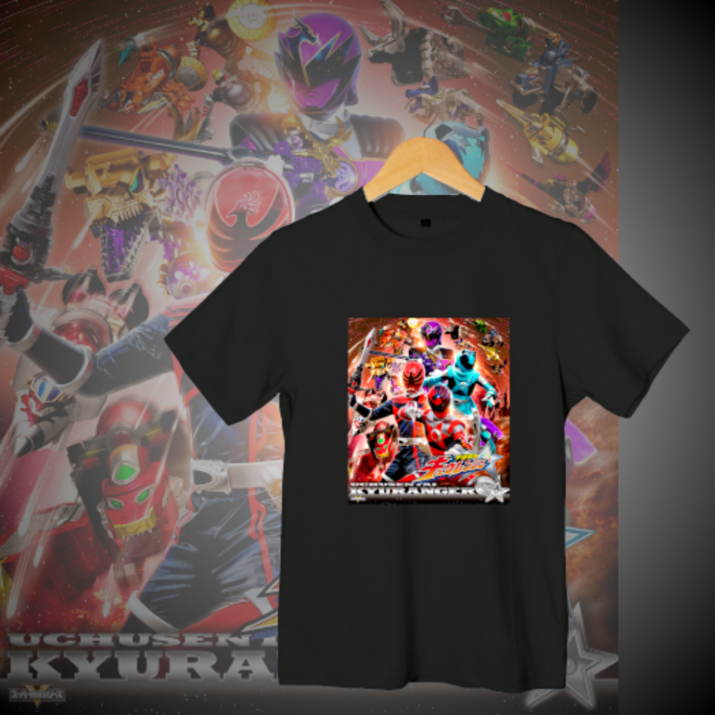 Jual Kaos Kyuranger Kaos Power Rangers Kaos Uchu Sentai Kyuranger Kaos ...