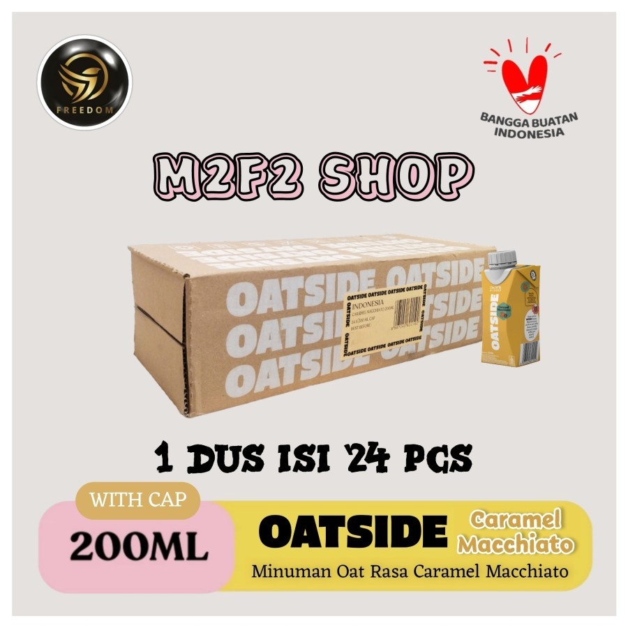 Jual OATSIDE Mini Caramel Macchiato Oat Milk Susu Gandum Karamel Kotak ...