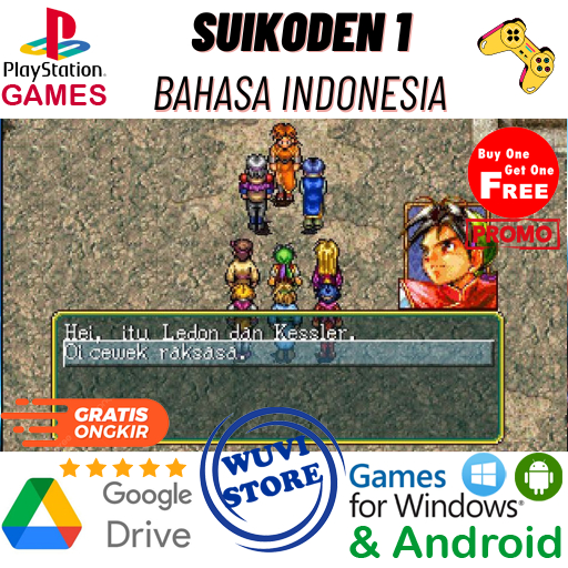 Jual Genso Suikoden Bahasa Indonesia Emulator PS1 | Bisa Main di Android atau PC | Beli 1 Gratis ...