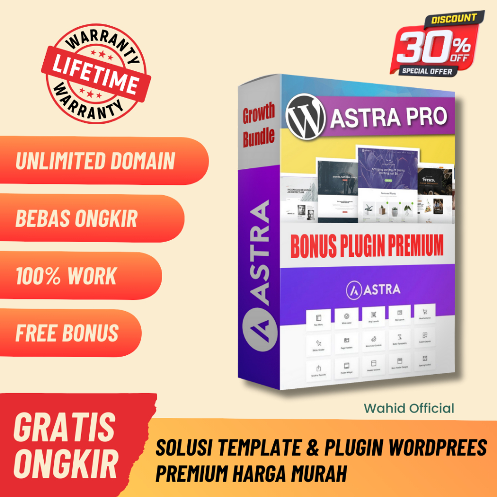 Jual ASTRA PRO - Growth Bundle - Lifetime Template Wordpress | Shopee Indonesia