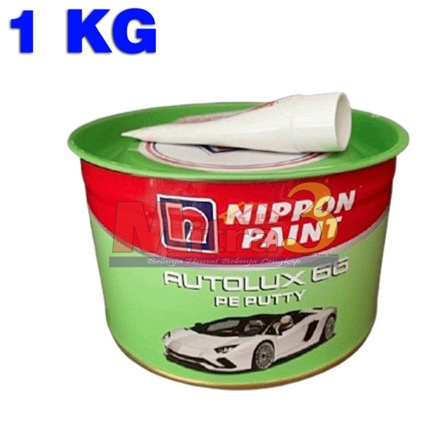 Jual Dempul AUTOLUX 66 PE Putty 1KG / Dempul Besi Kayu Fiber Mobil 1 KG ...