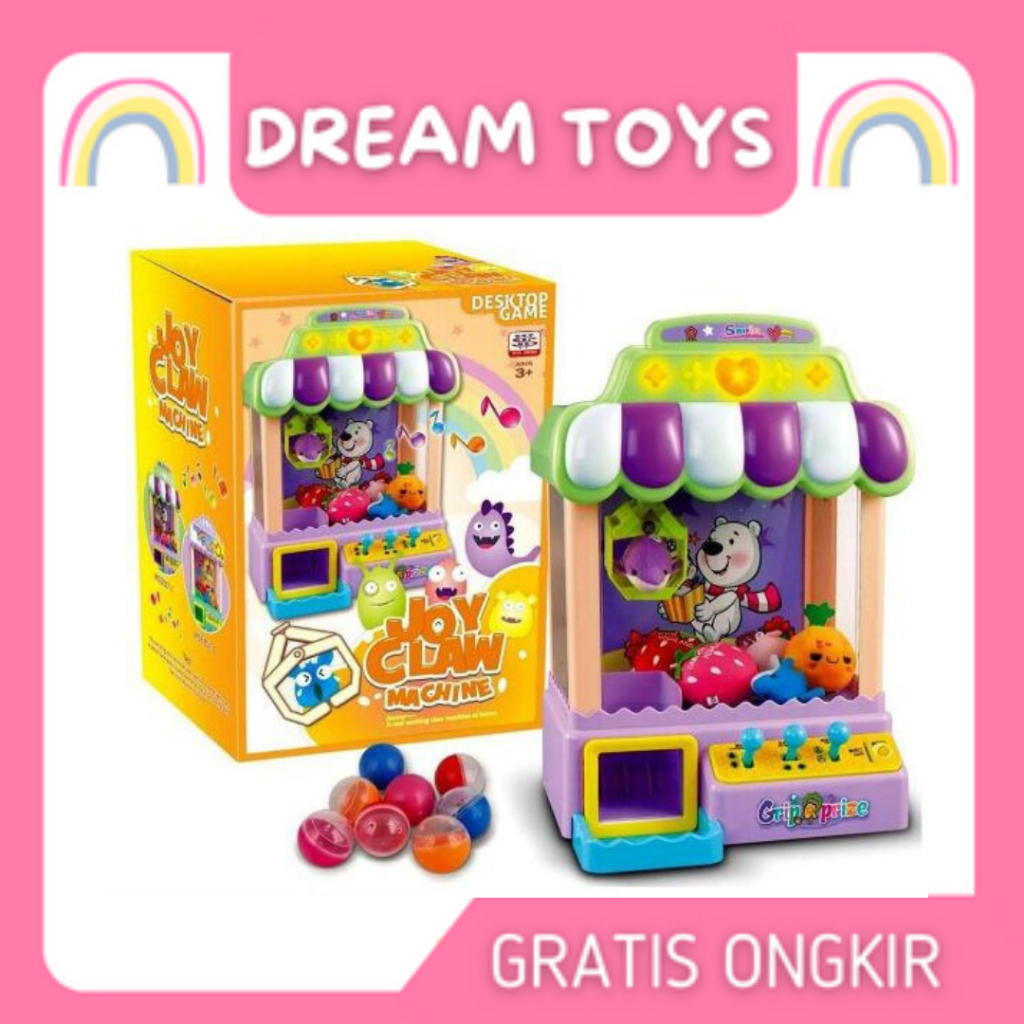 Jual Mainan Anak Mesin Capit Joy Claw Machine | Shopee Indonesia