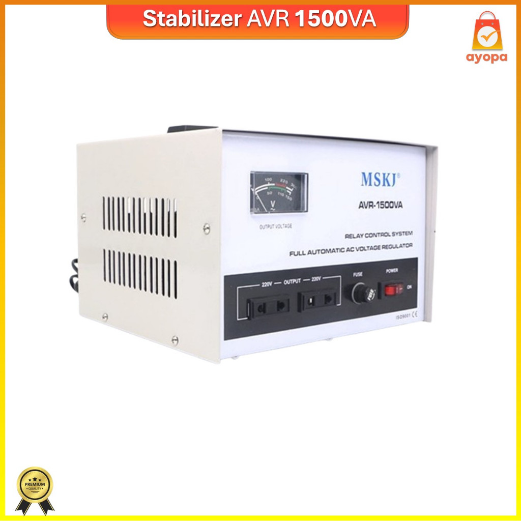 Jual Stabilizer AVR 1500VA Stavolt 1500Watt, AC Voltage Stabilizer 1.5 ...