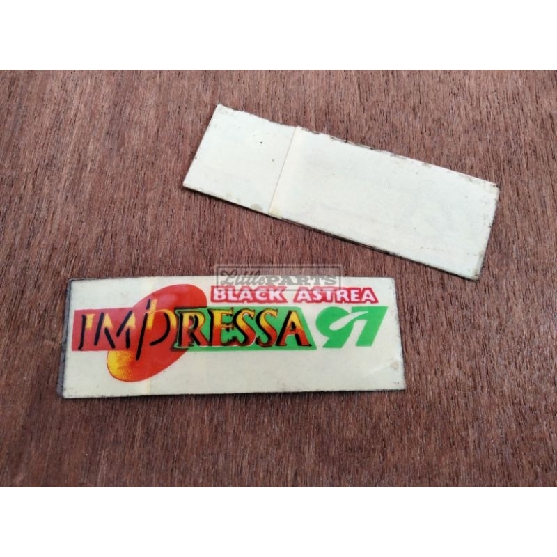 Jual Sticker stiker cover top tameng dasi dada depan honda astrea ...