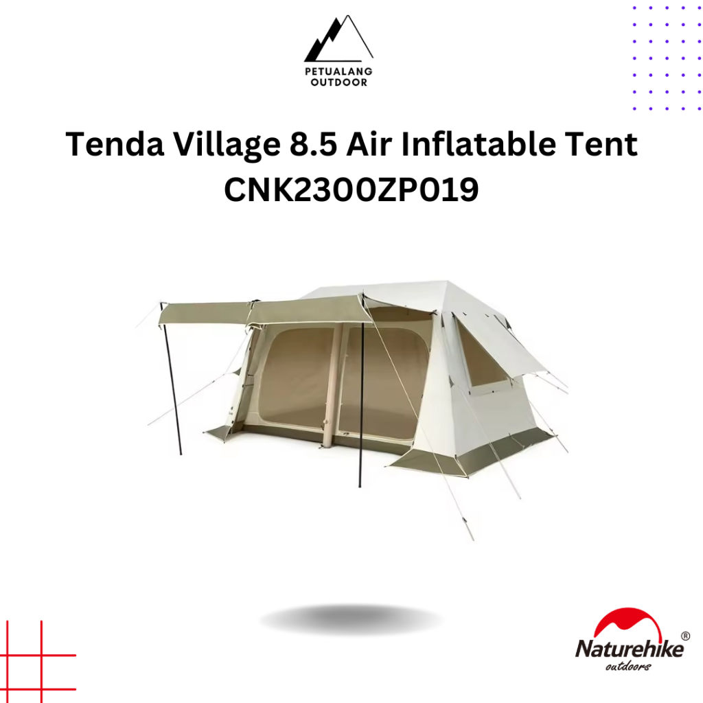 Jual Naturehike CNK2300ZP019 Tenda Village 8.5 Air Inflatable Tent | Shopee Indonesia