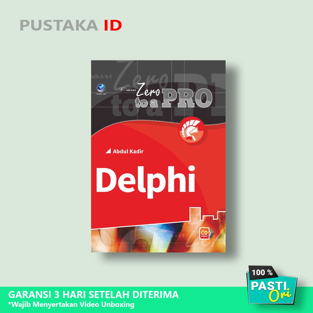 Jual Buku From Zero To A Pro: Delphi +cd - Abdul Kadir | Shopee Indonesia